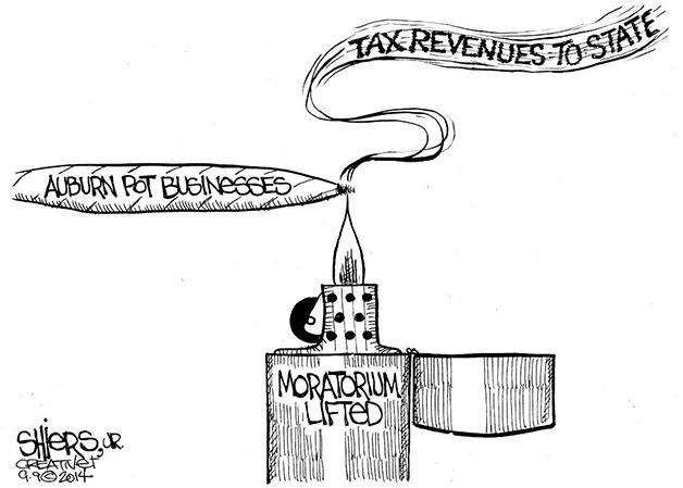 Moratorium lifted | Editorial Cartoon | Courier-Herald