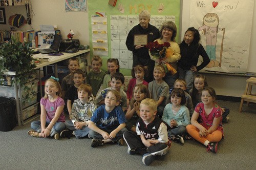 Dieringer Heights volunteer Dawn Spencer surprised with Community ...