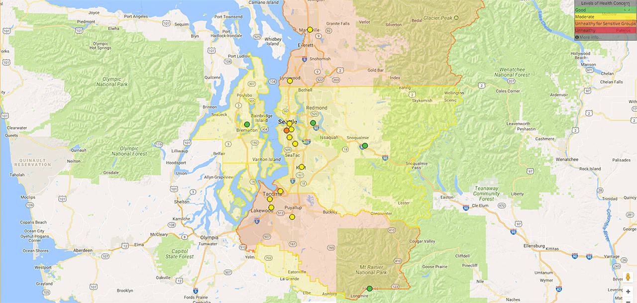 Pierce County burn ban lifted | Puget Sound Clean Air Agency Update ...