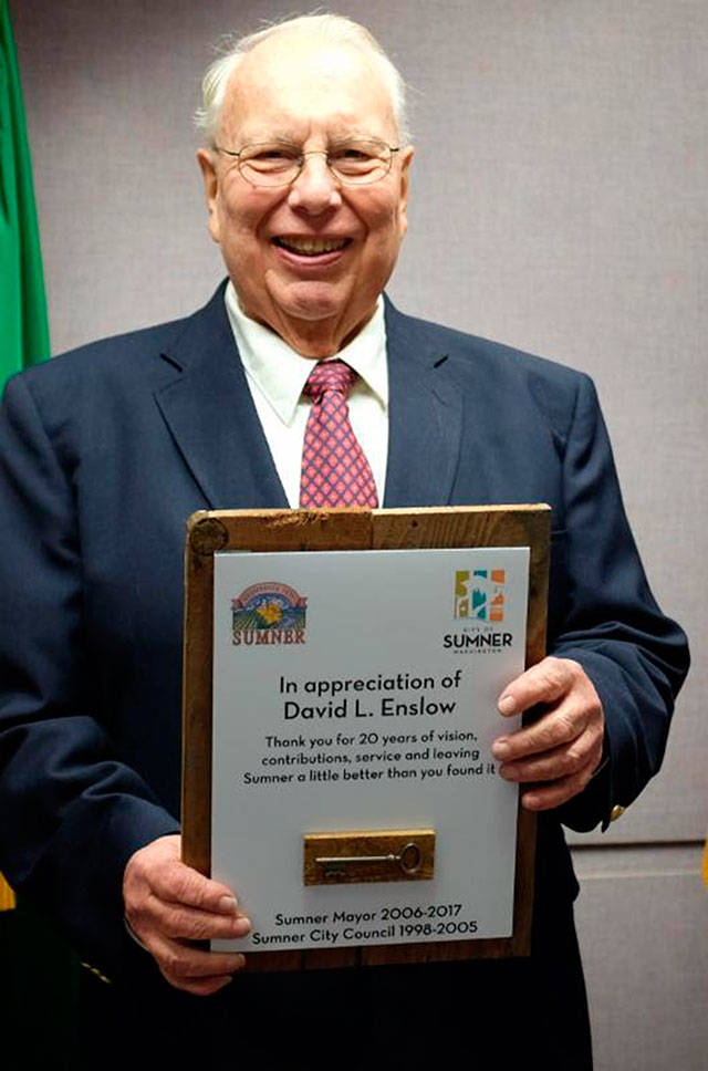 Dave Enslow’s memorial | City of Sumner | Courier-Herald