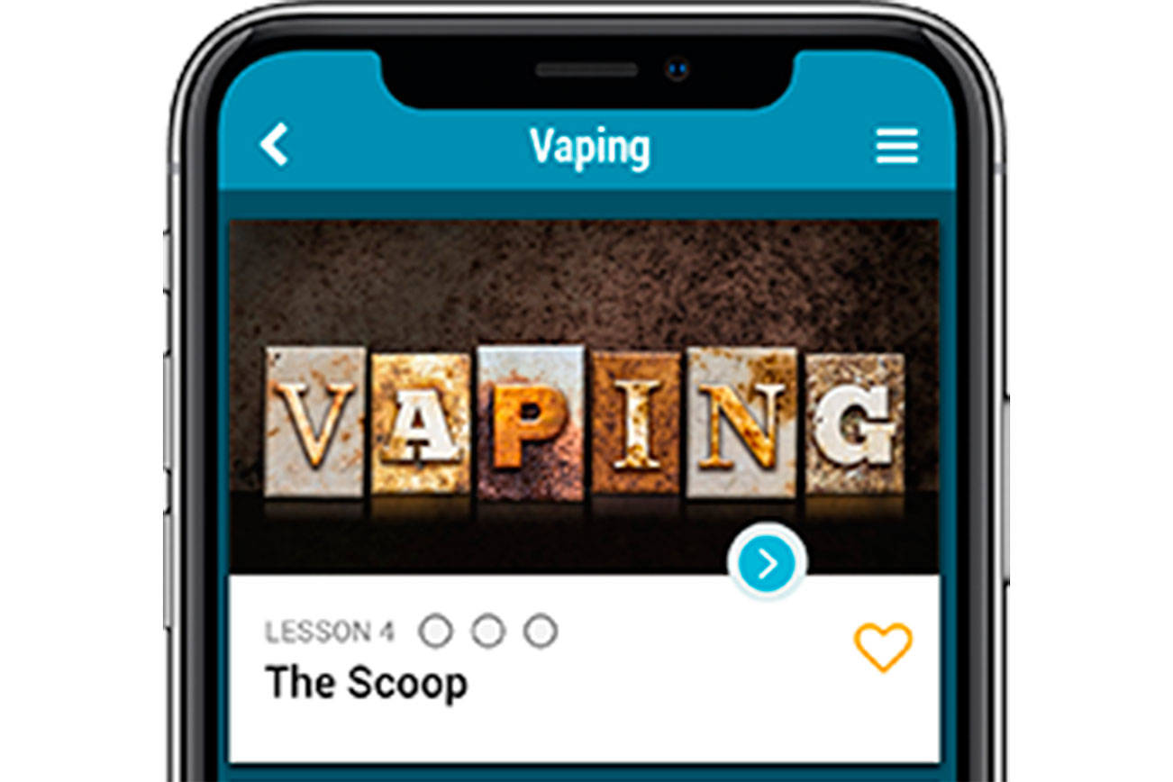 New app for teens and young adults who want to quit vaping | Department ...