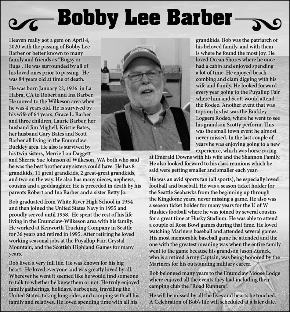 Bobby Barber | Courier-Herald