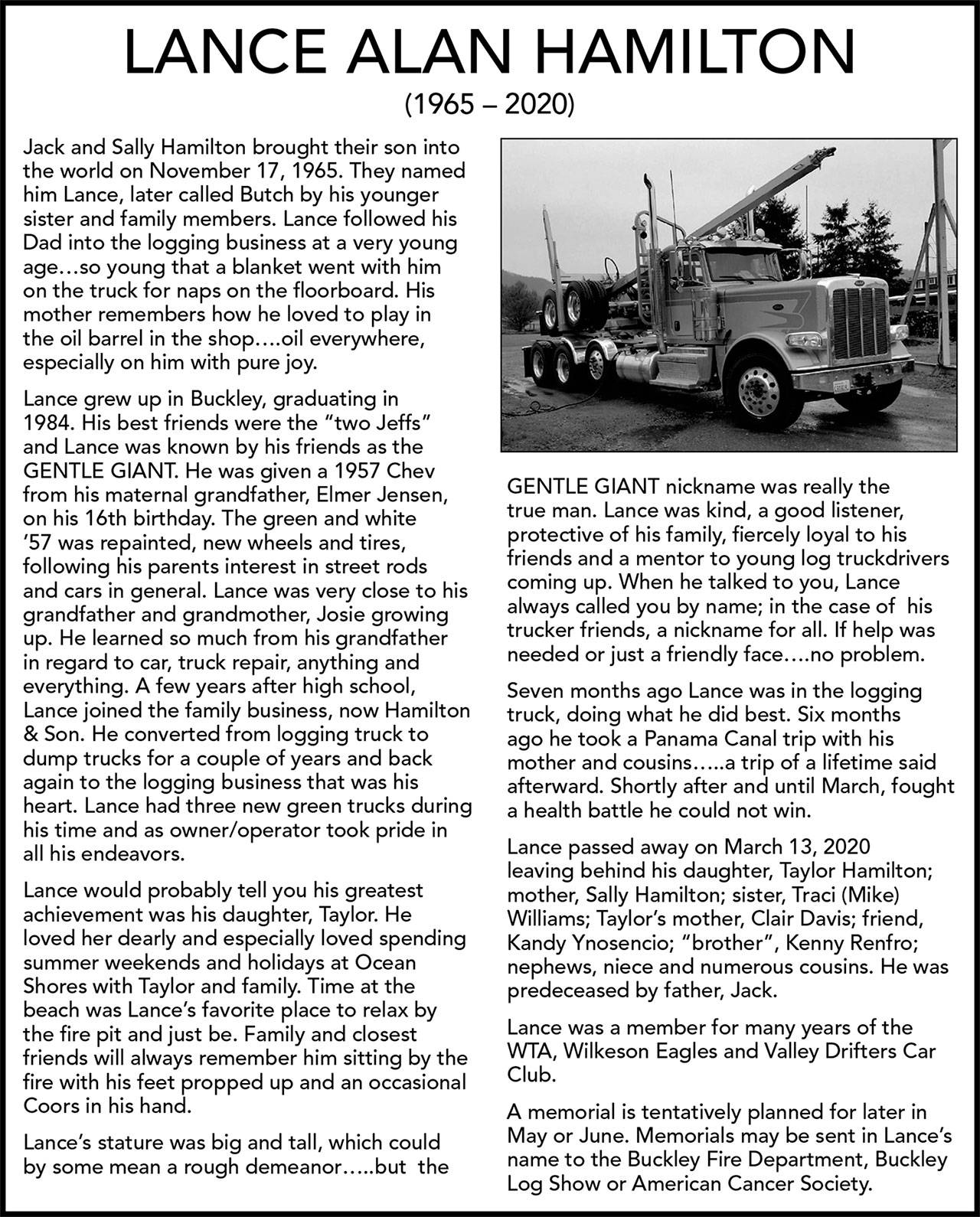 Lance Hamilton | Courier-Herald