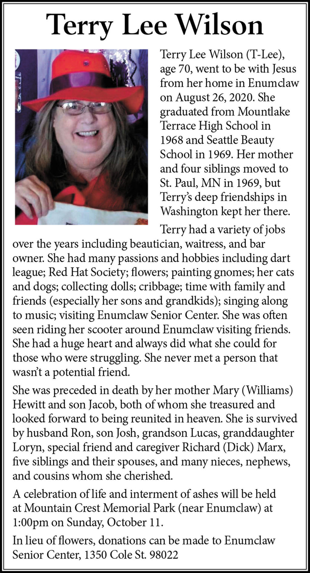 Terry Wilson | Courier-Herald