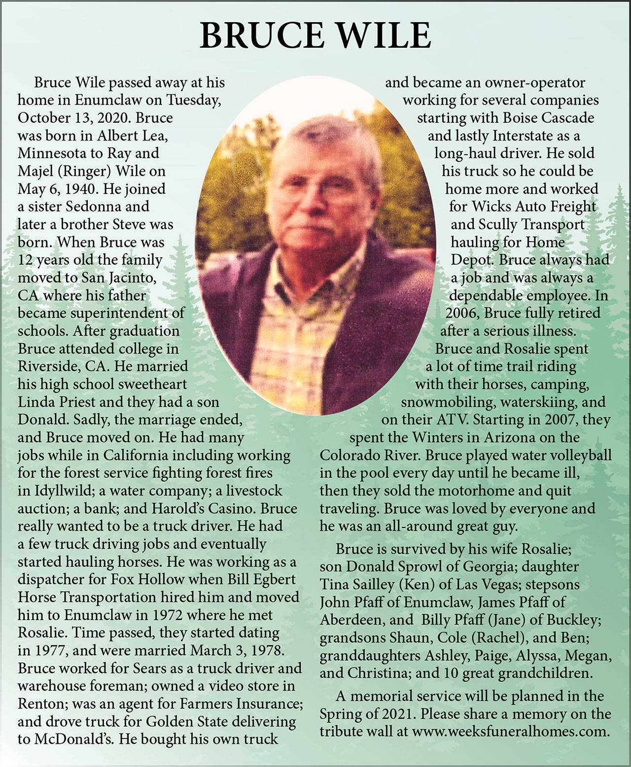 Bruce Wile | Courier-Herald