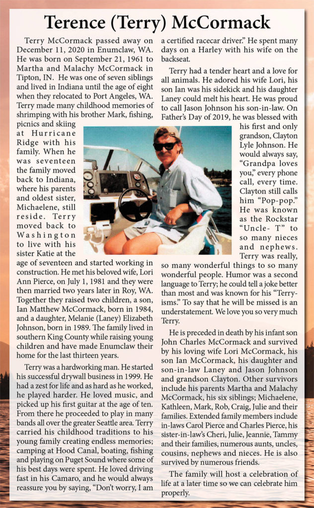 Terence McCormack | Courier-Herald