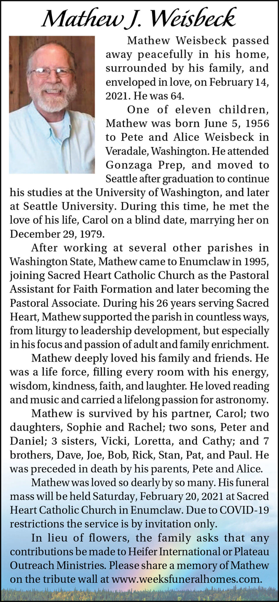 Mathew Weisbeck | Courier-Herald