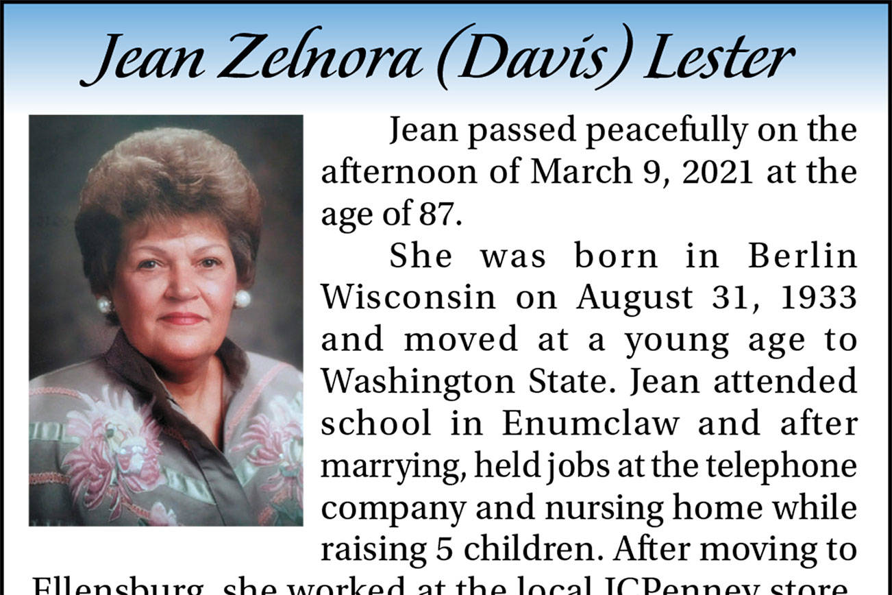 Jean Lester | Courier-Herald