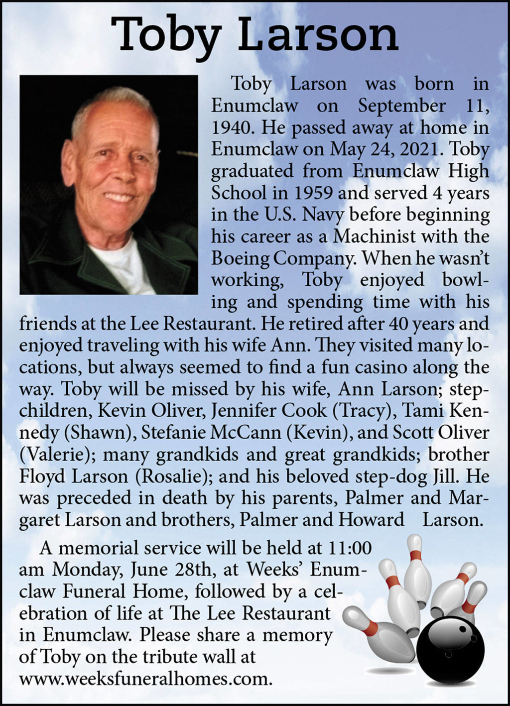 Toby Larson | Courier-Herald