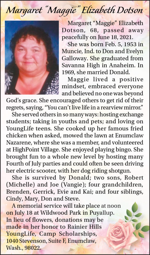 Margaret Dotson | Courier-Herald