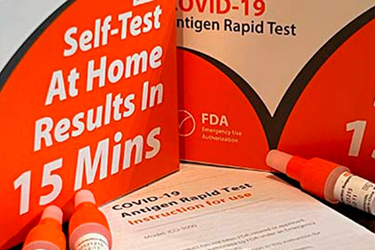 Free at-home COVID-19 tests available through end of year | Courier-Herald