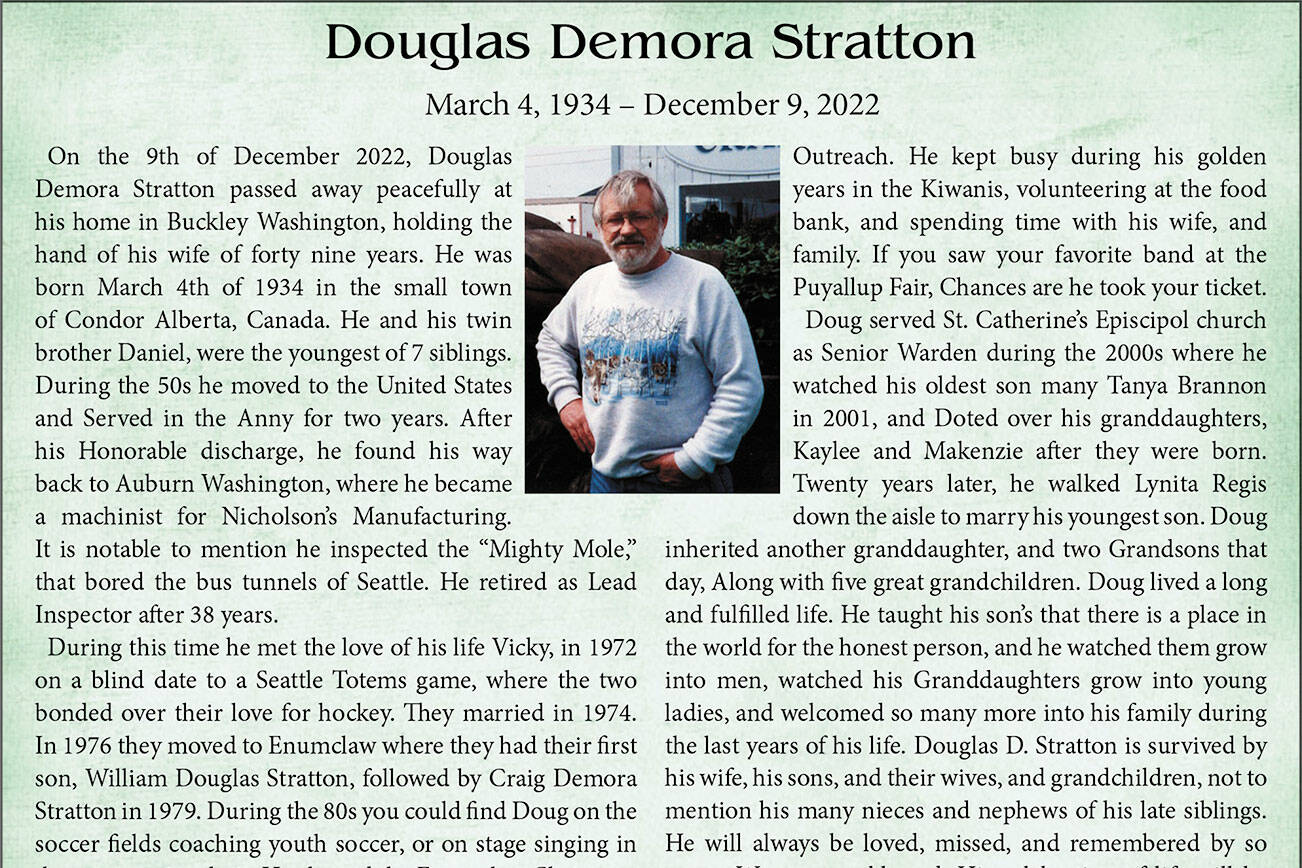 Douglas Stratton | Courier-Herald