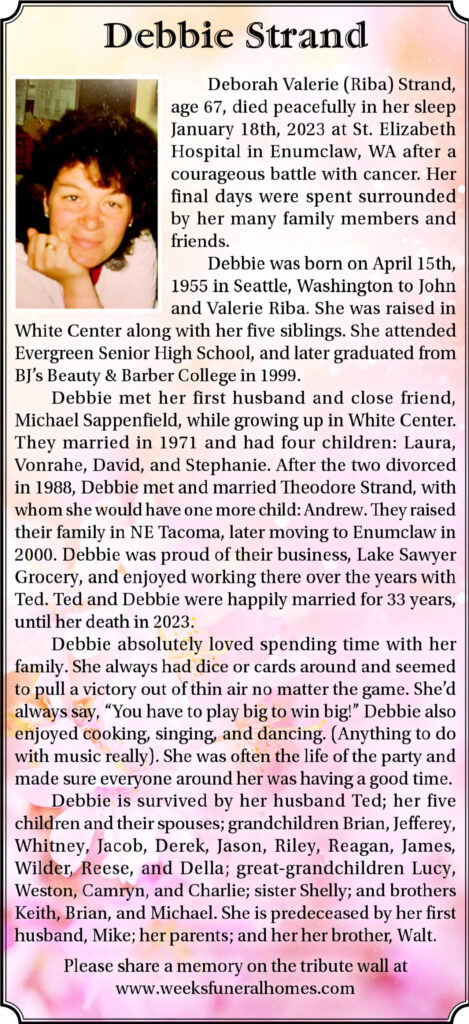 Debbie Strand | Courier-Herald