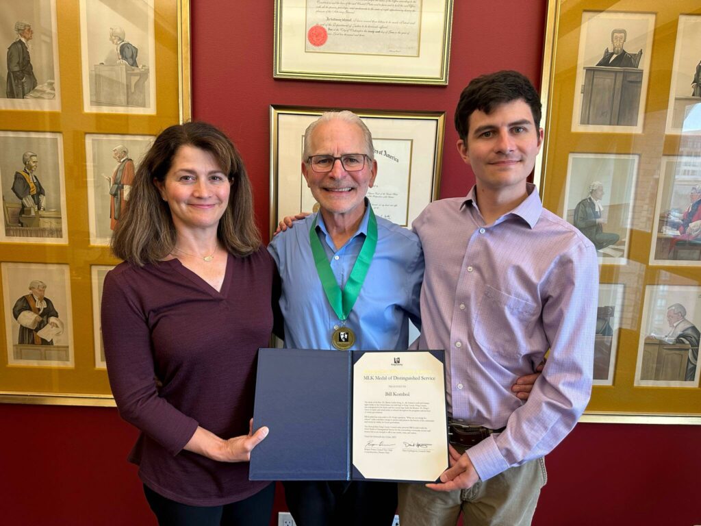 Bill Kombol honored with county MLK Medal of Distinguished Service ...