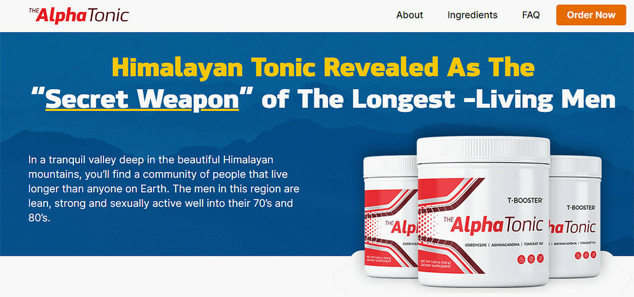 The Alpha Tonic Reviews: Effective T-Booster Formula with Himalayan ...