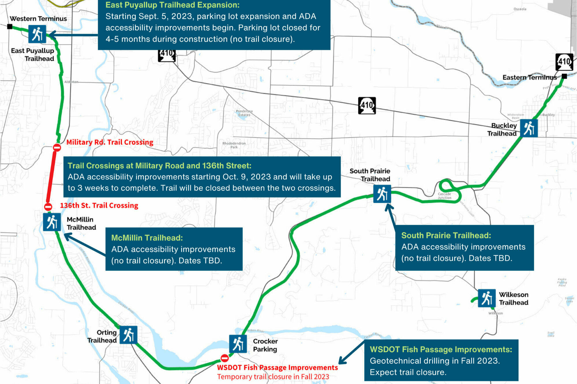 West end of Foothills Trail to close for ADA improvements | Courier-Herald