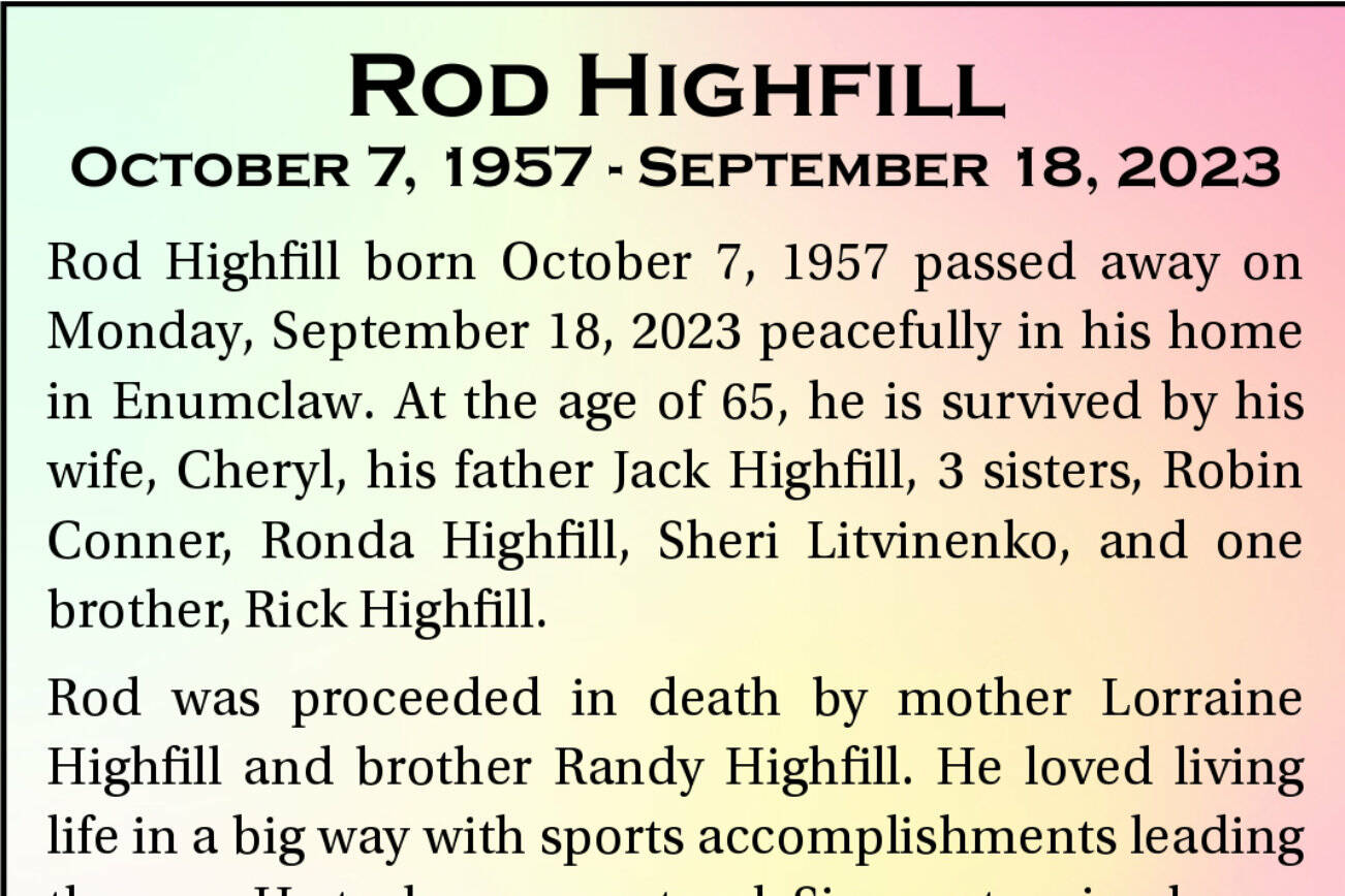 Rod Highfill | Courier-Herald