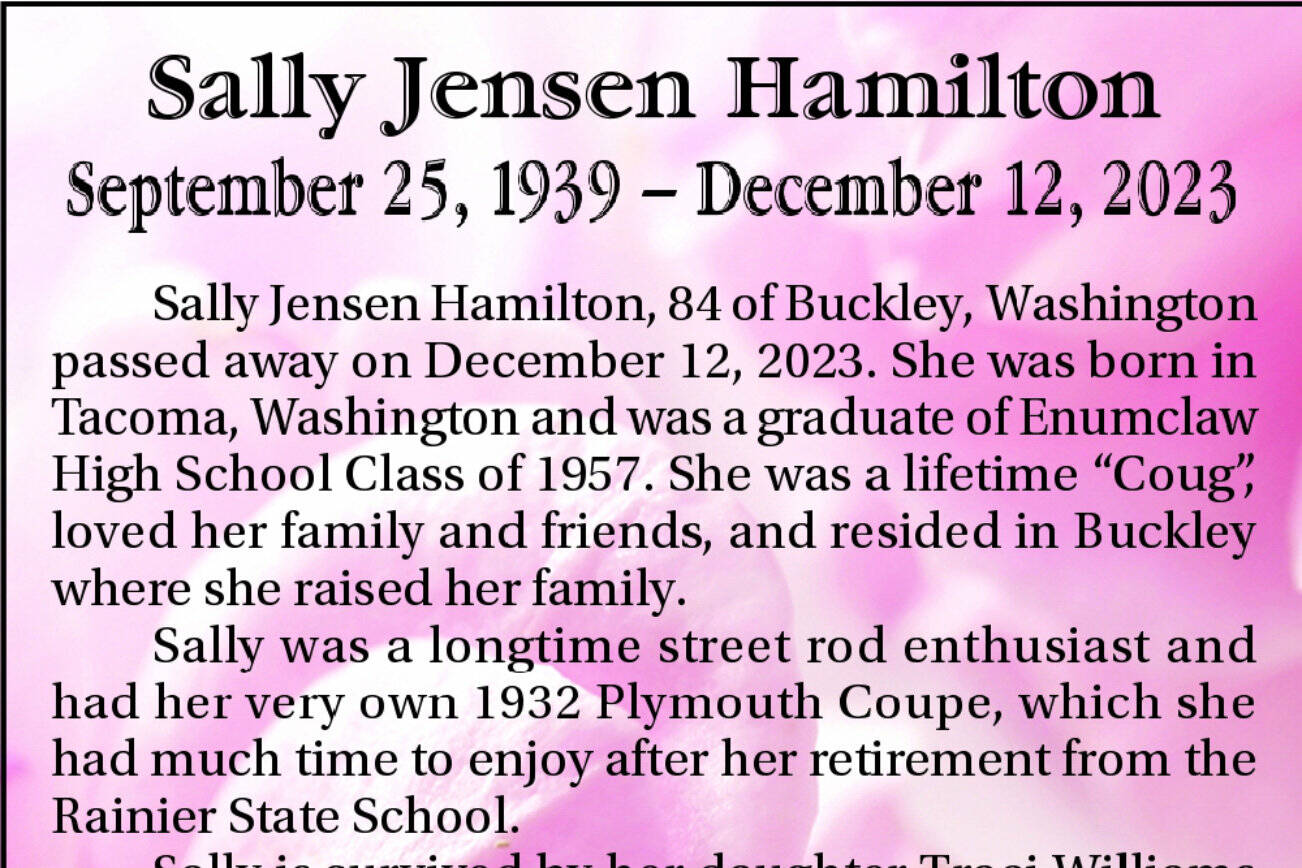 Sally Hamilton | Courier-Herald