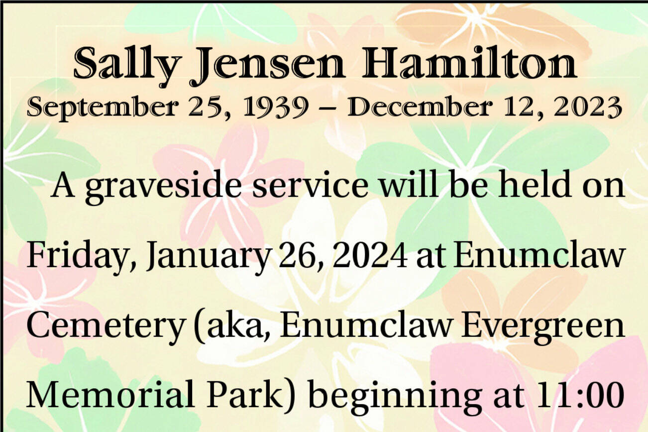 Sally Hamilton | Courier-Herald