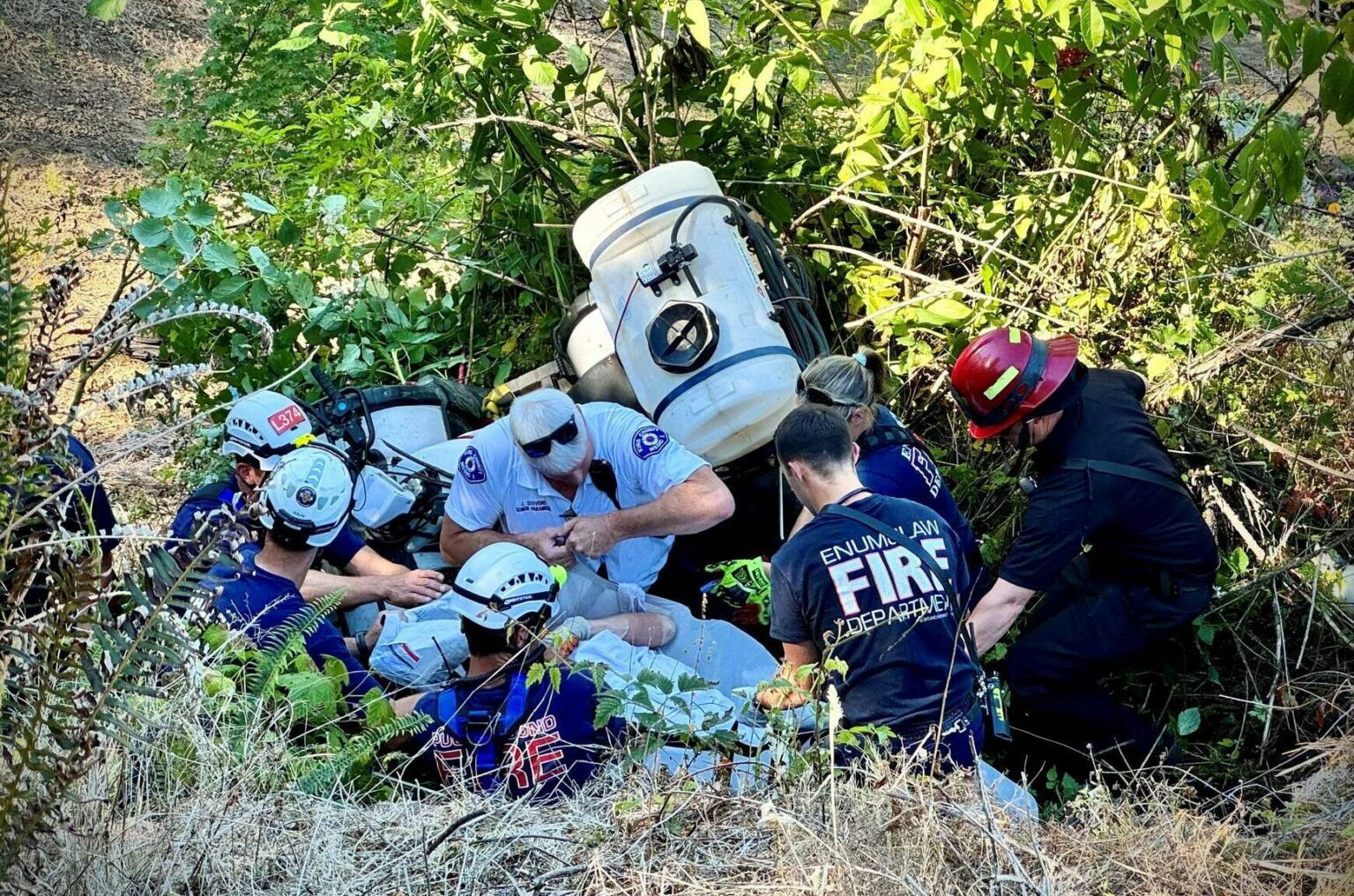 Enumclaw Fire Department rescues man in ATV rollover | Courier-Herald