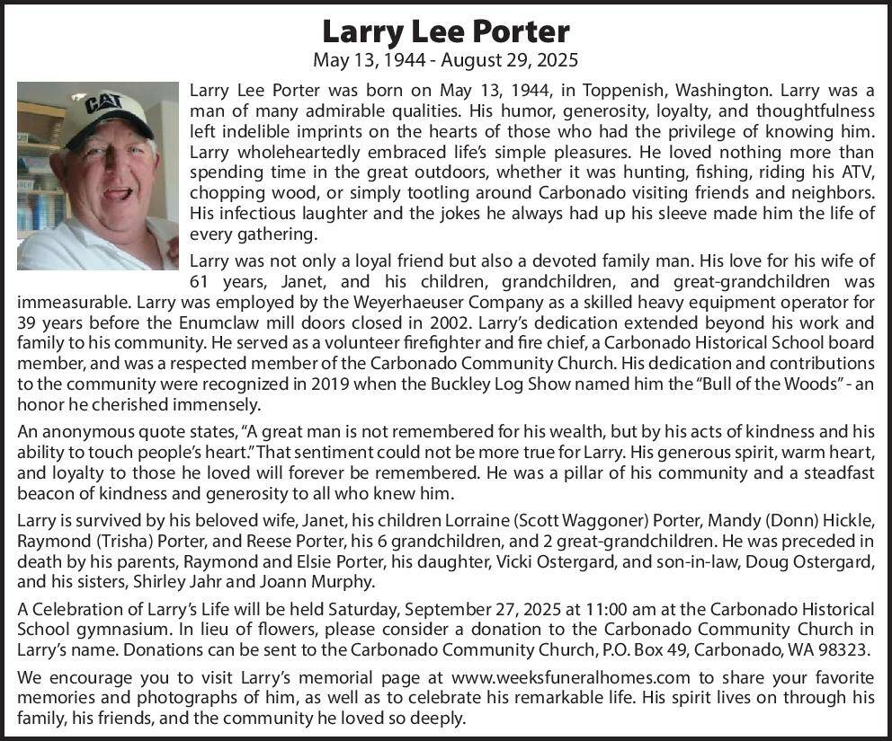 Larry Porter | Courier-Herald