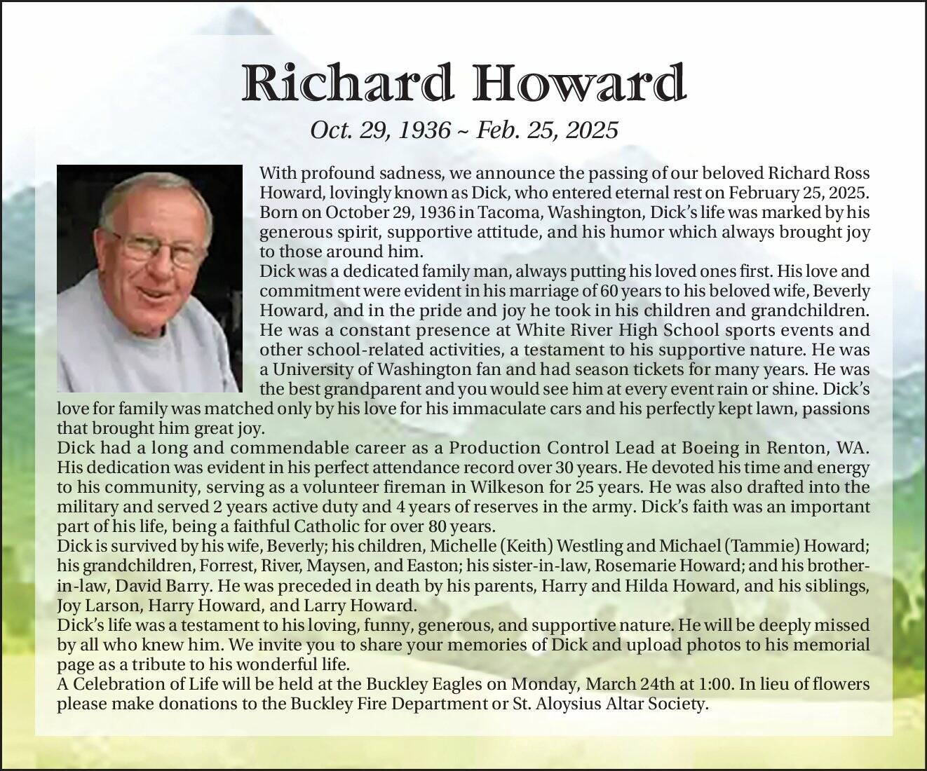 Richard Howard | Courier-Herald