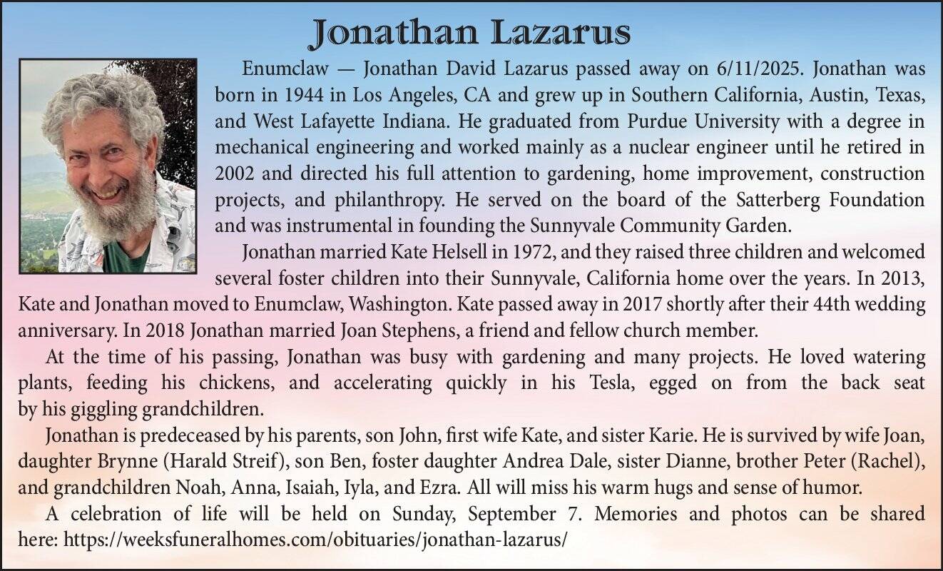Jonathan Lazarus | Courier-Herald