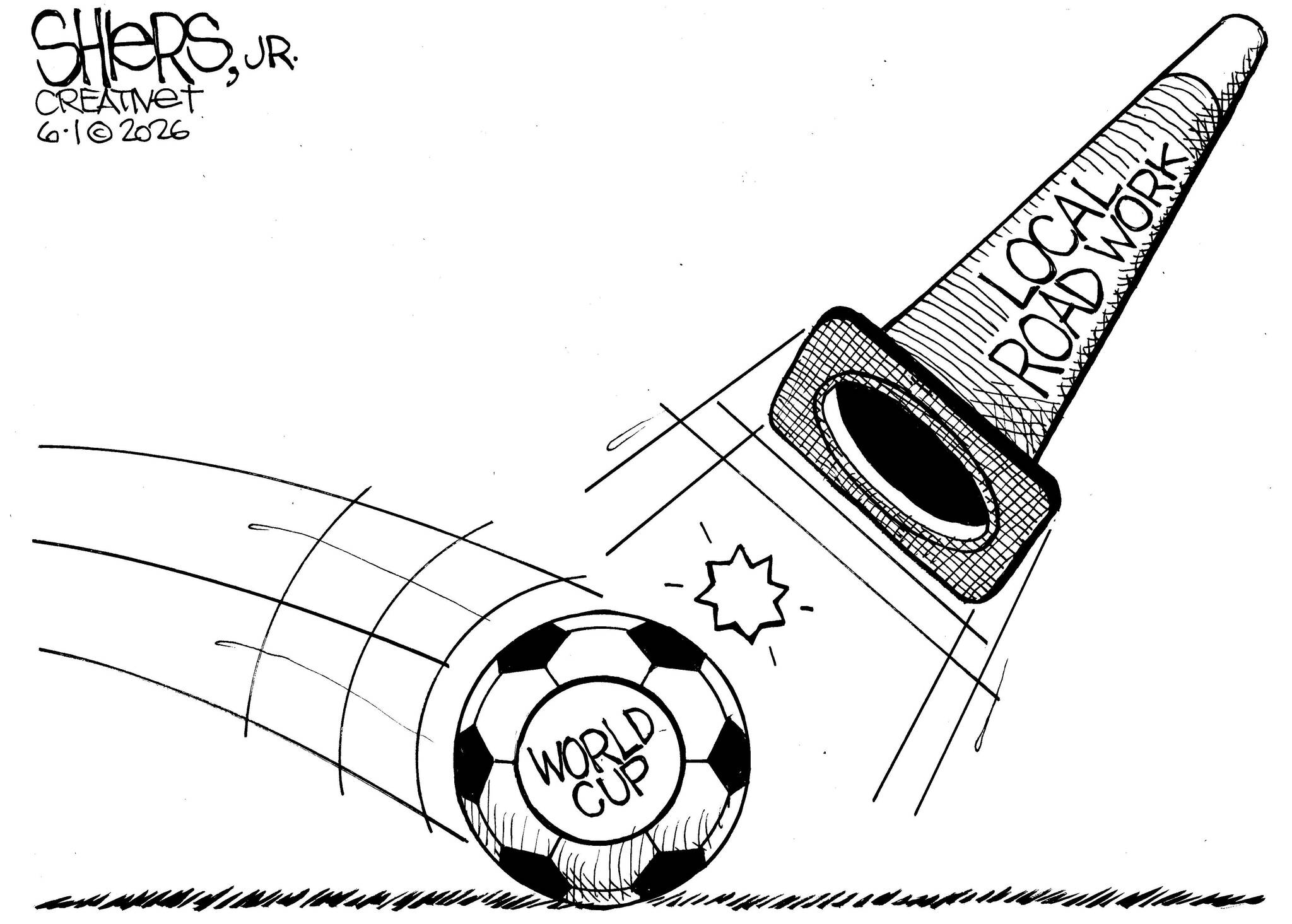 World Cup vs. Seattle area traffic | Cartoon by Frank Shiers | Courier ...